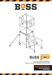 Low Level Access Guides | BoSS Access Towers