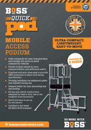 Low Level Access Guides | BoSS Access Towers